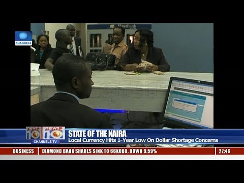 Naira Hits 1-Year Low On Dollar Shortage Concerns 29/11/18 Pt.3 |News@10|
