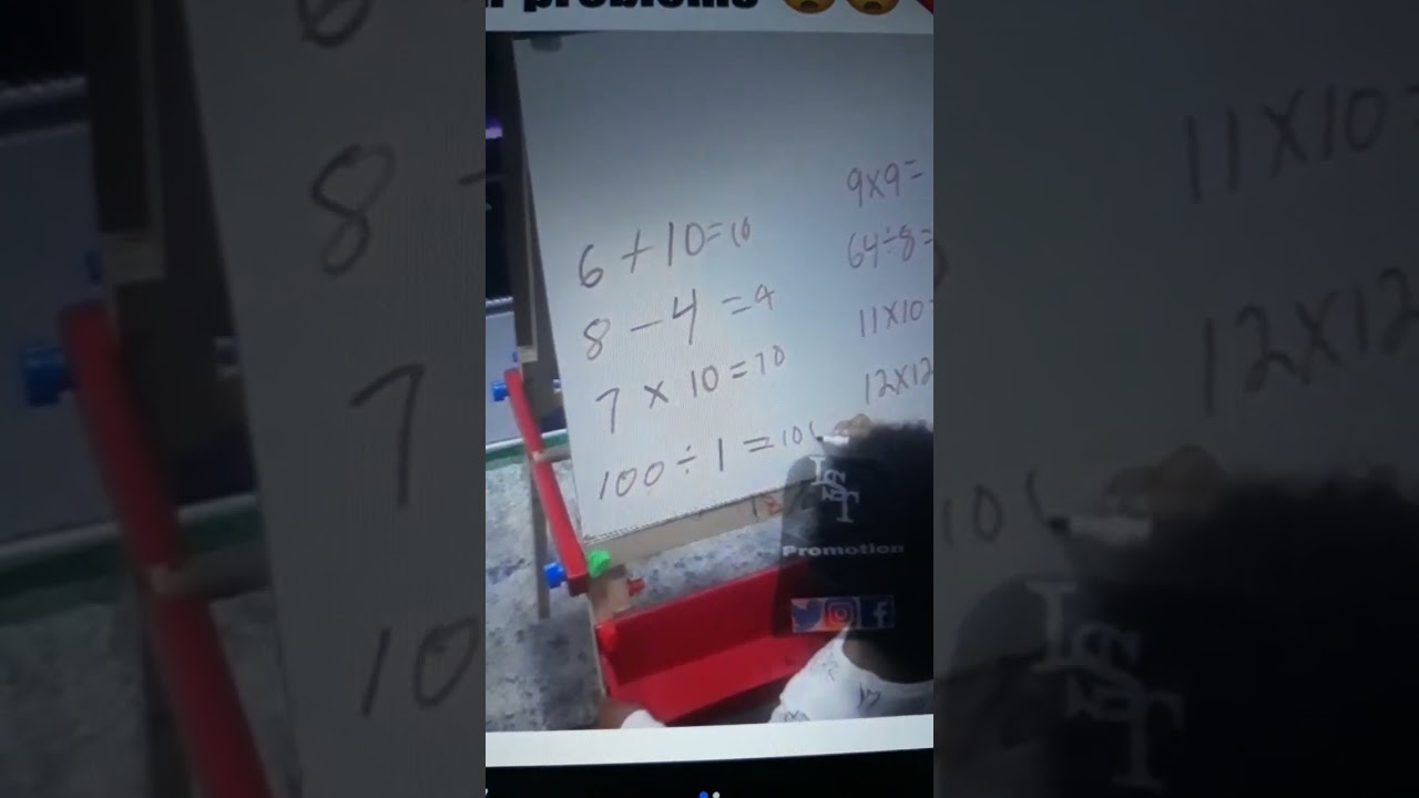 2 -YEAR OLD BABY SOLVING MATH PROBLEMS