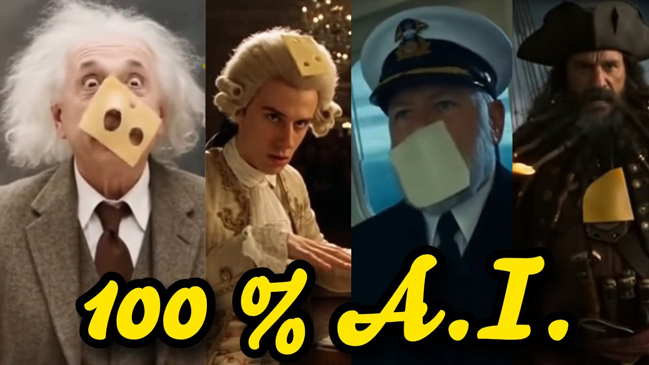 Throwing Cheese at Historical Figures (A.I. Video)