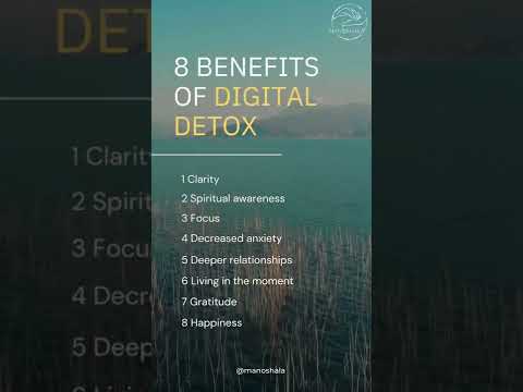 Benefits of Digital detox | What is digital detox? | Reasons to Do a Digital Detox | ManoShala