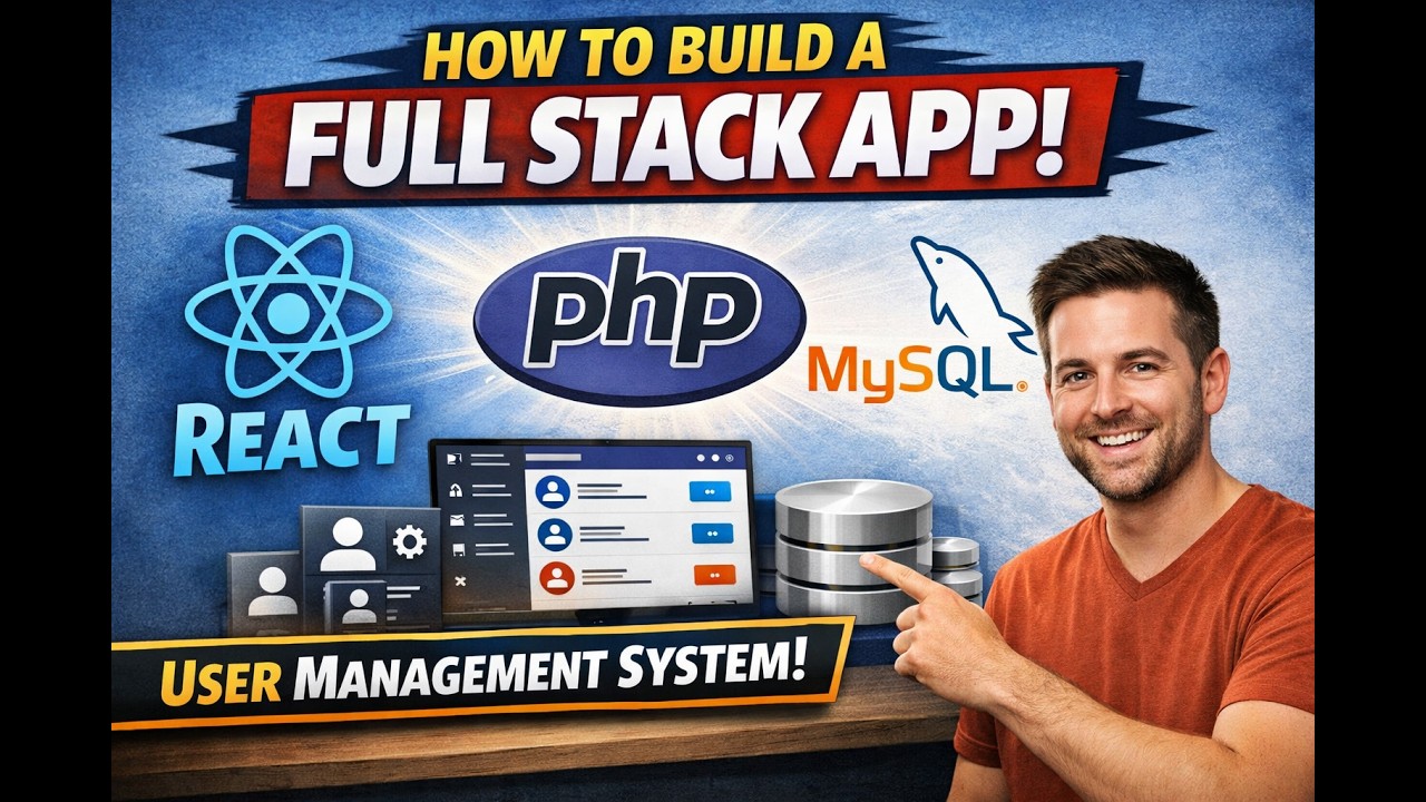 How to Build a Full Stack App (React + PHP + MySQL) | User Management System