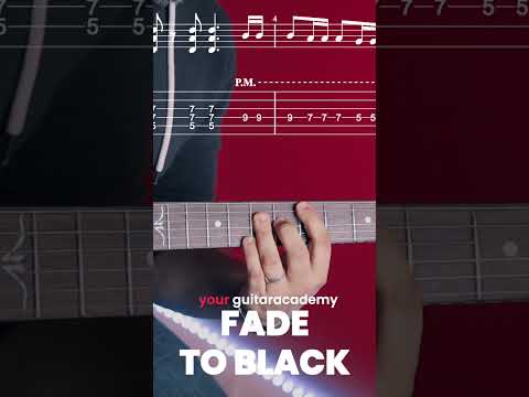 Fade To Black #metallica #guitarlesson #tab