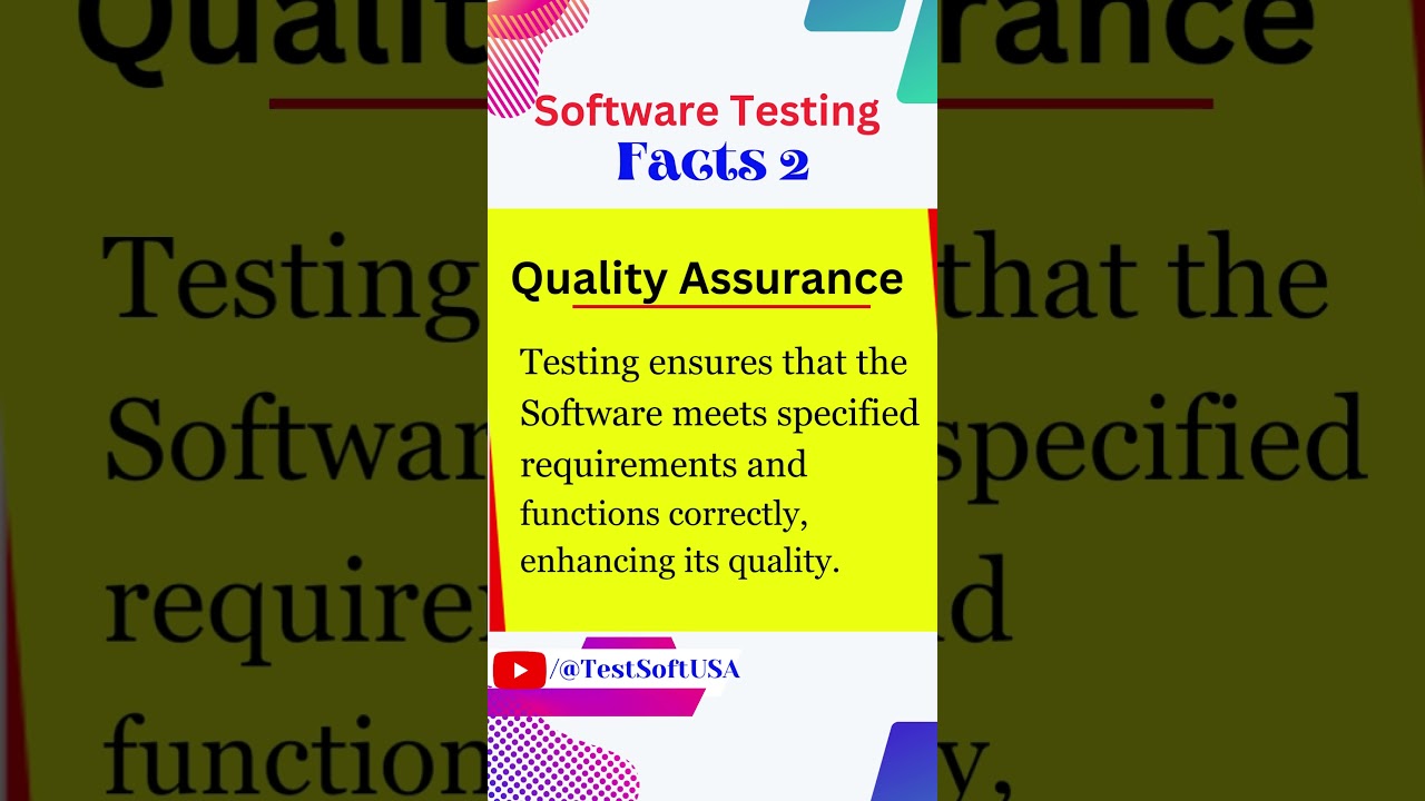 Software Testing Facts - Quality Assurance #shorts  #bug #softwaretesting  #performancetesting