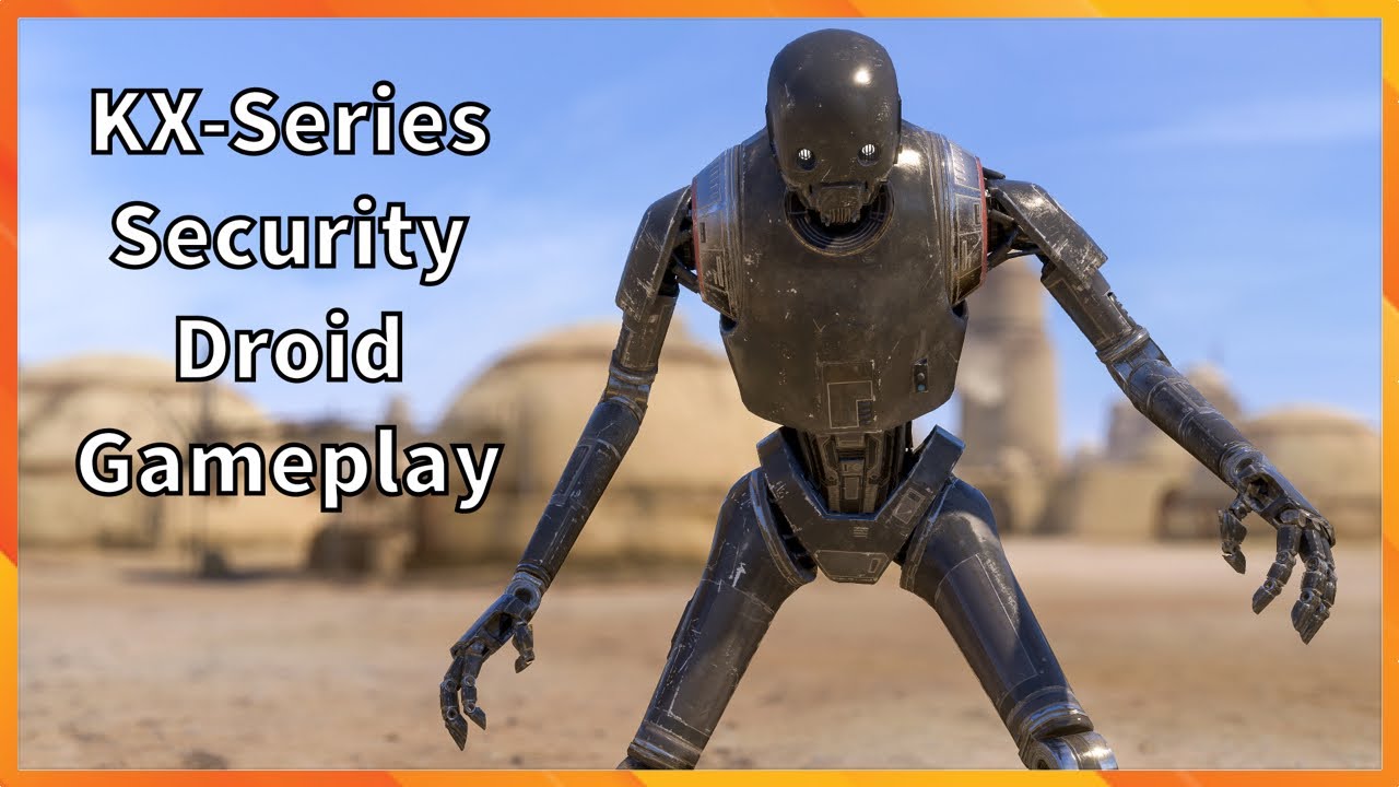 KX-Series Security Droid Gameplay Star Wars Battlefront 2
