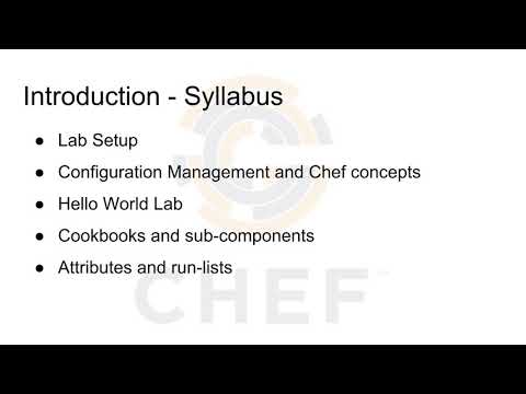Chef Essentials: Mastering the Basics of Config Management - learn Chef Software