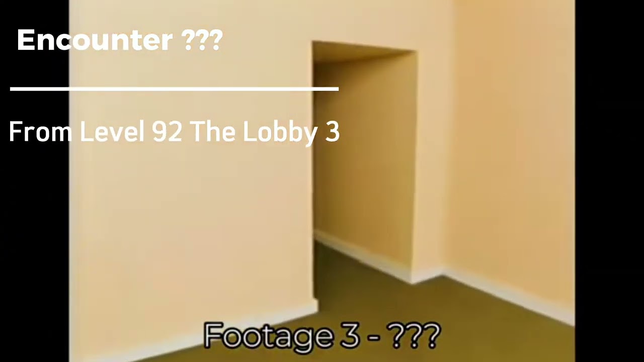 Backrooms - All Entity Chase From Found Footage