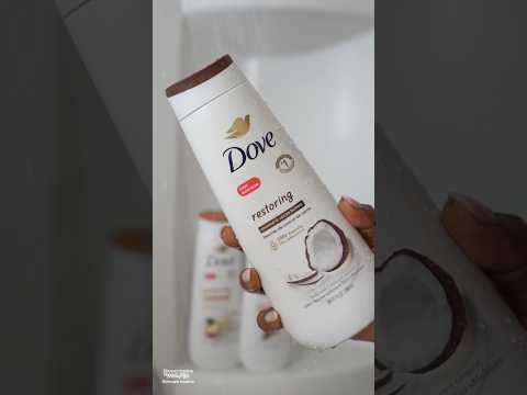 Shower time with dove shower gel. A product you should add to your skincare routine. #skincare