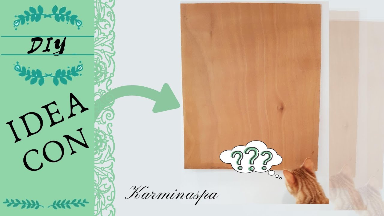 DIY Haz un CUADRO ABSTRACTO con DISTINTOS MATERIALES muy FÁCILMENTE #QuédateEnCasa y Recicla conmigo