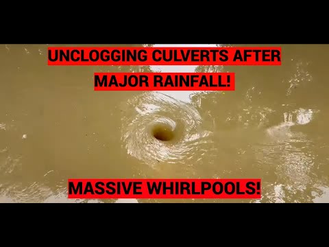 UNCLOGGING CULVERTS AFTER MAJOR RAINSTORM! 05/2025