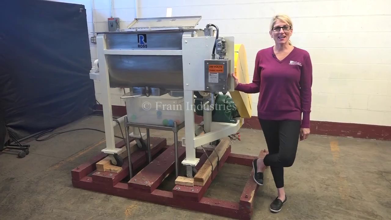 Ross Double Ribbon Mixer Demonstration