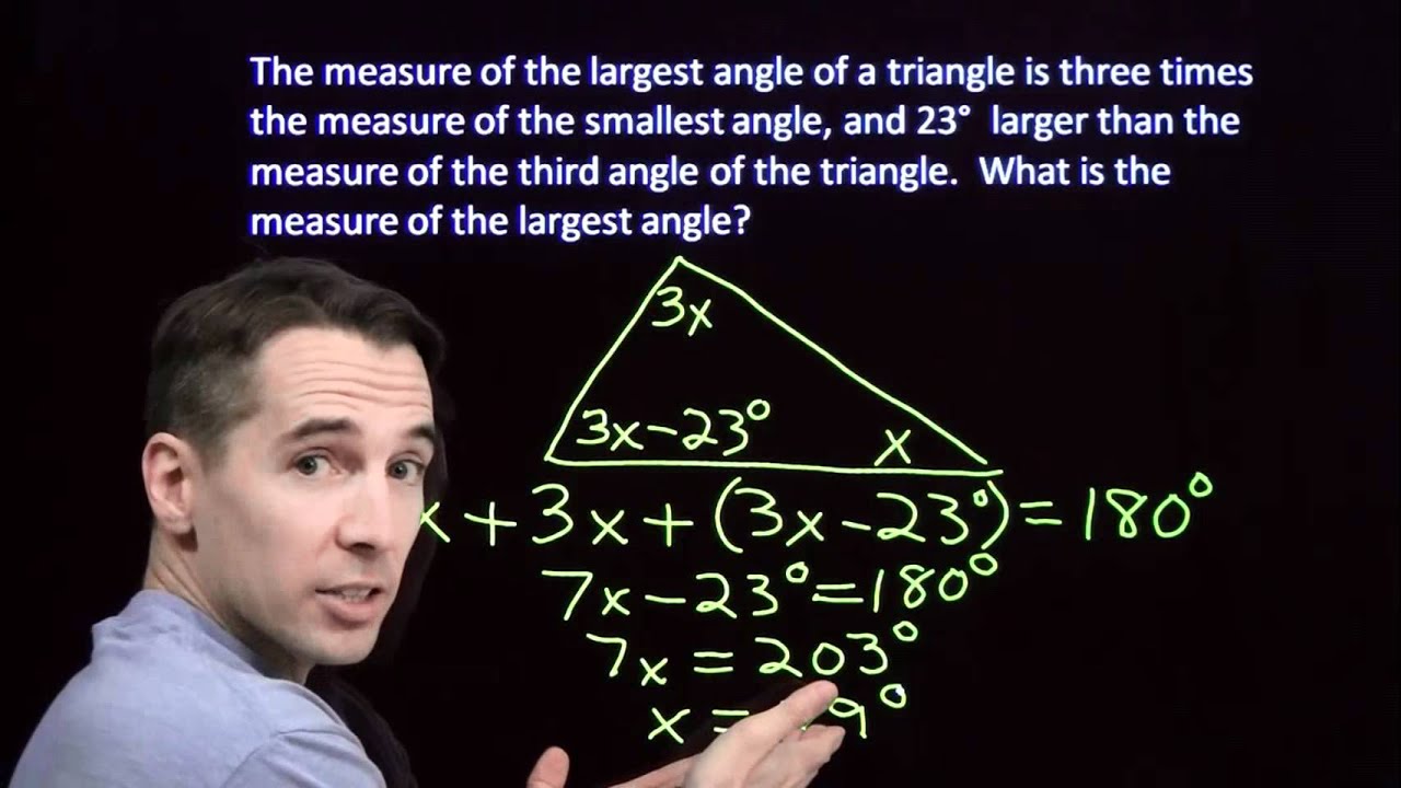 Art of Problem Solving: Angles in a Triangle Part 2