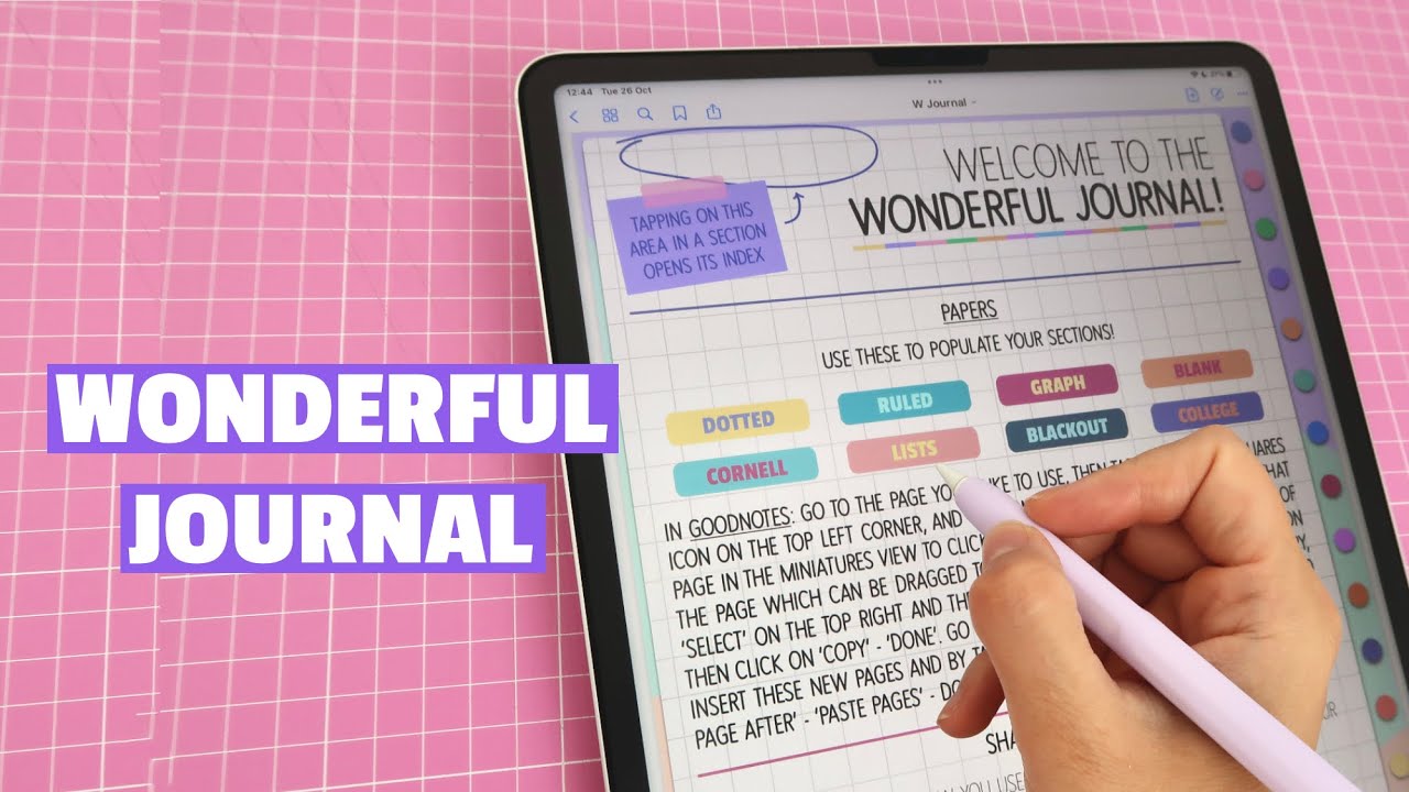 Digital Notebook - Undated Planner for iPad