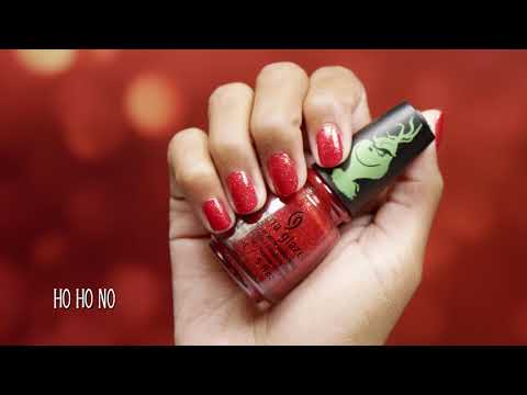The Grinch x China Glaze Swatch: HO! HO! NO.