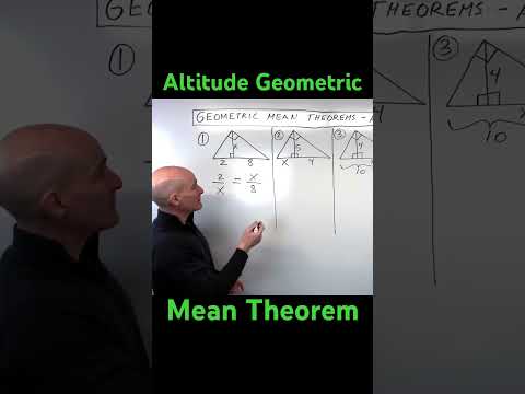 Altitude Geometric Mean Theorem