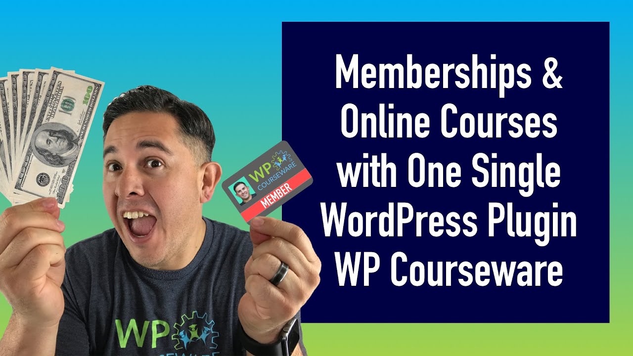 Memberships & Online Courses with One Single WordPress Plugin WP Courseware