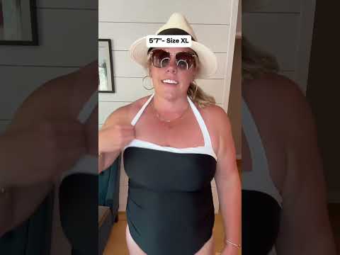 SUUKSESS Women Sexy Tummy Control One Piece Swimsuit Halter Retro Bathing Suit at Amazon Women’s Clo