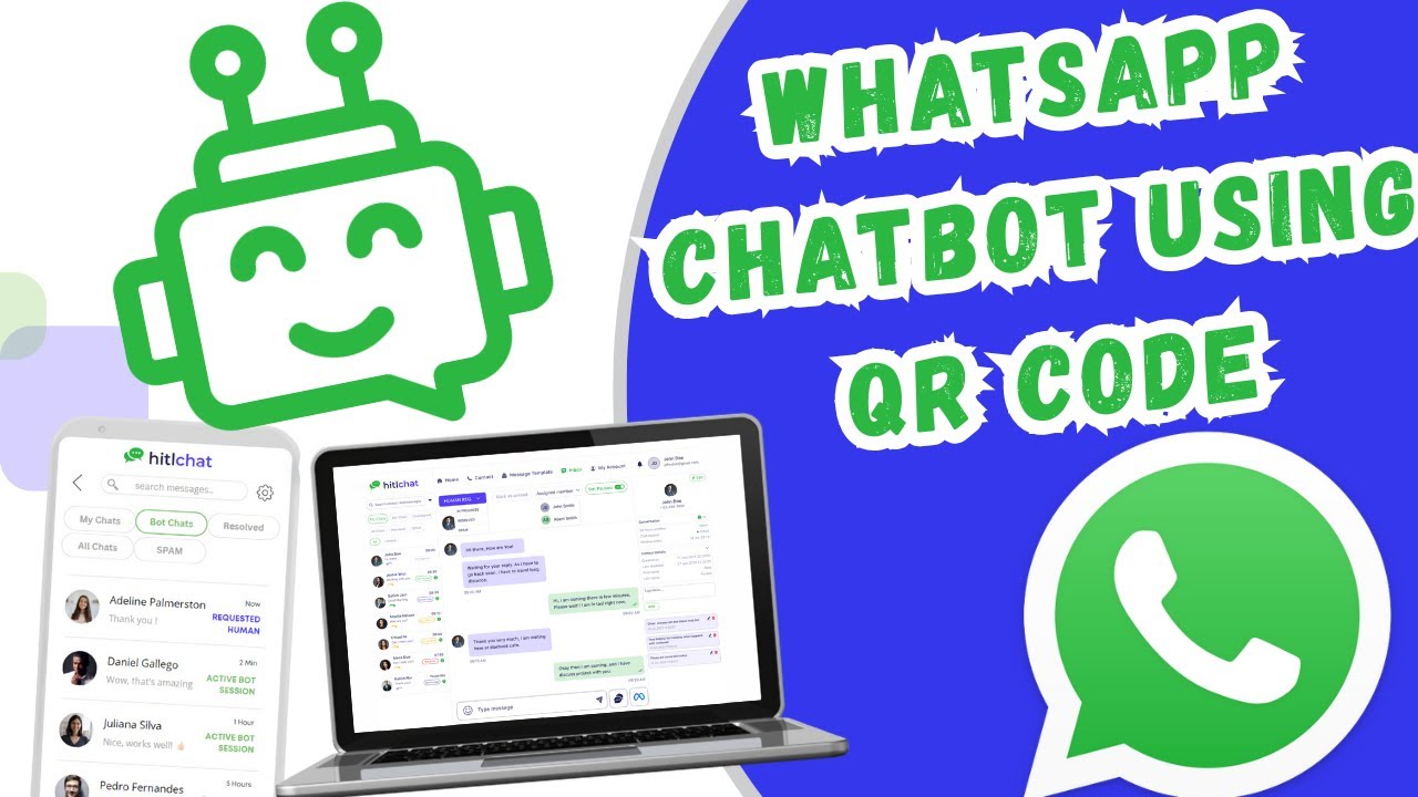 Create a WhatsApp Chatbot in 5 Minutes using QR code connection (2025) | Tutorial | HitlChat