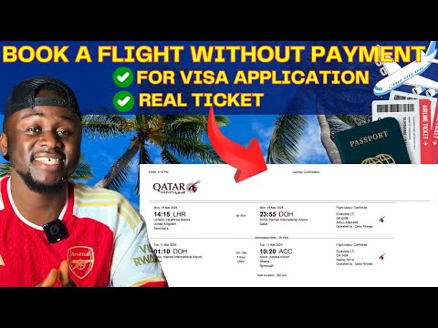 How To Book Flight For FREE During Visa Applications!