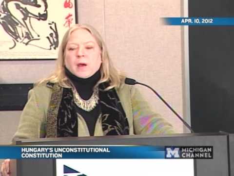 Kim Lane Scheppele - Hungary's Unconstitutional Constitution - 04/10/12