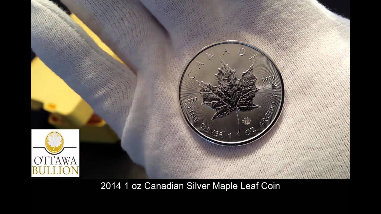 2014 1 oz Canadian Silver Maple Leaf Coins. Ottawa Silver Dealer