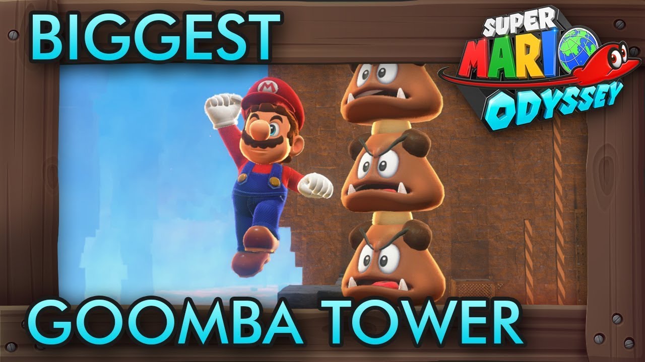 Making the Biggest Goomba Tower in Super Mario Odyssey