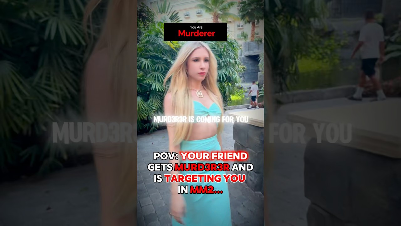 When Your FRIEND Is “MURDERER” in MM2 on ROBLOX! 😨😰