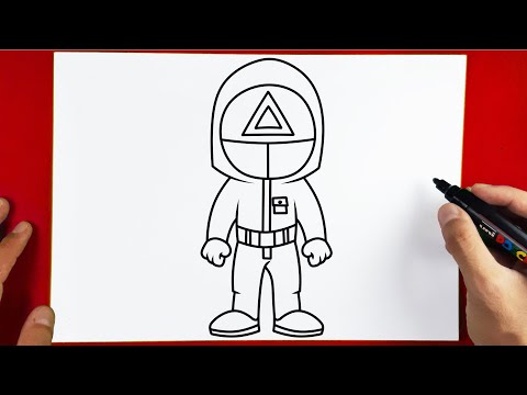 How to Draw Squid Game Workers