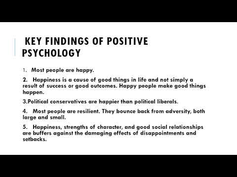 POSITIVE PSYCHOLOGY MODULE-1, LESSON-1