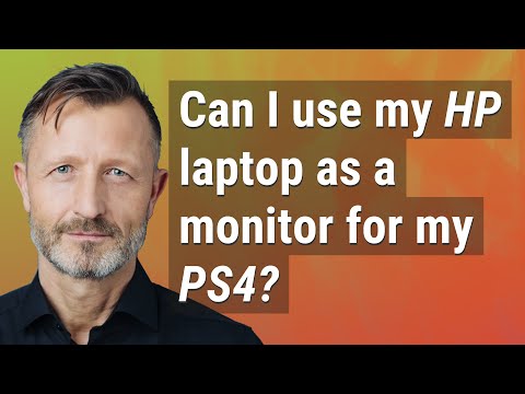 Can I use my HP laptop as a monitor for my PS4?