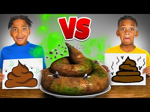 DRAW IT OR EAT FOOD CHALLENGE