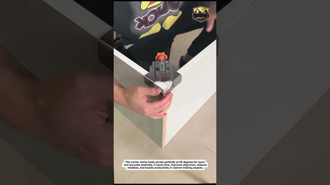 Amazing 45 Degree Corner Clamp! Fast Cabinet Assembly Tool