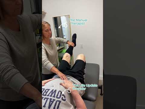 Sometimes a good physio session includes a little manual therapy and a lot of storytelling! 😅