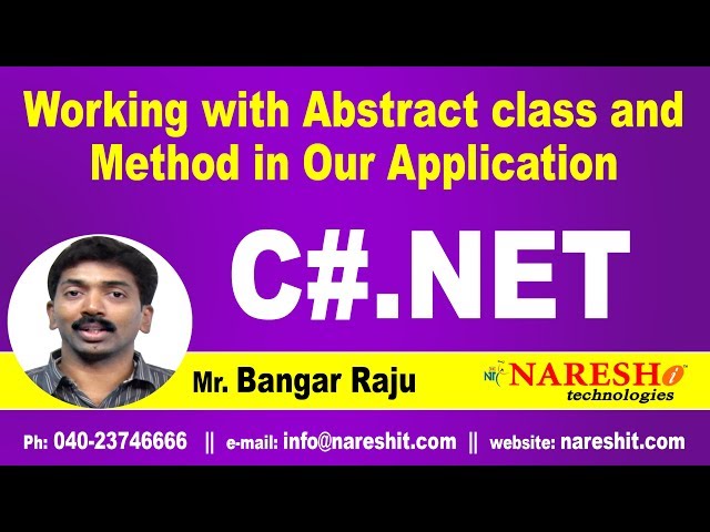 Understanding Abstract Classes And Methods In C Applications Galaxyai 1121