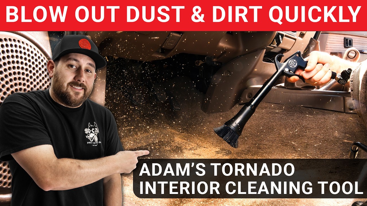 Blow Out Dust & Dirt Quickly | Adam's Tornado Interior Cleaning Tool