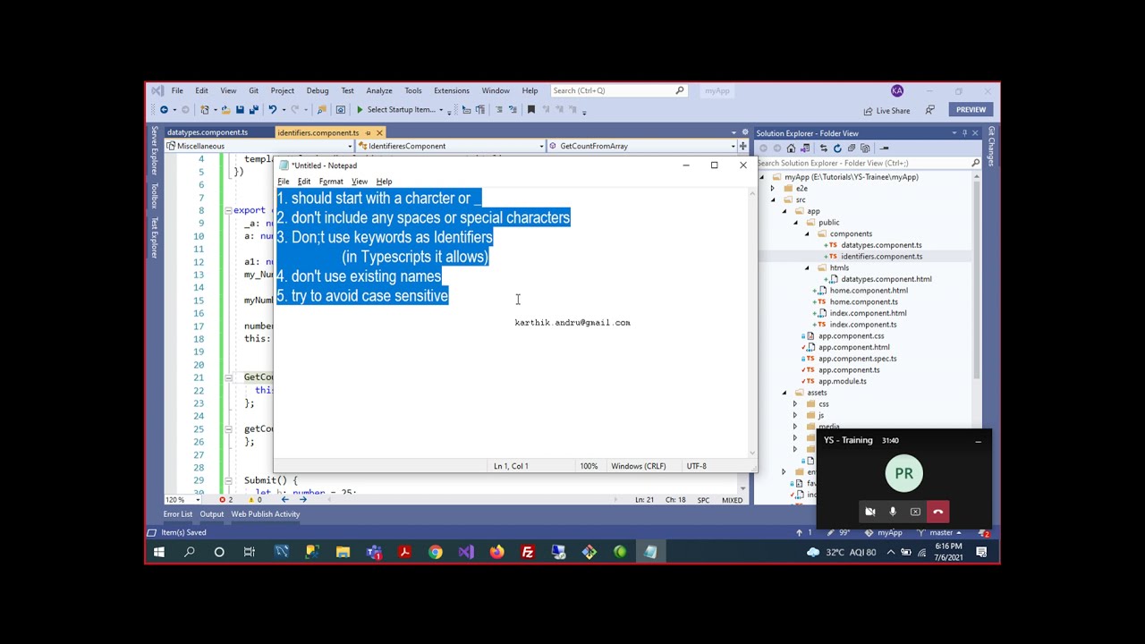 Day - 5 : Naming convention in Programming World