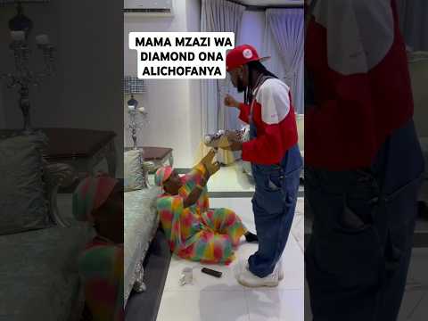 MAMA MZAZI WA DIAMOND ONA ALICHOFANYA HAPA KWENYE VIDEO