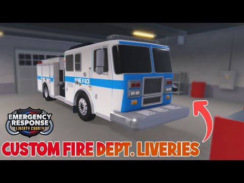 How to make CUSTOM Fire Department liveries (ER:LC)