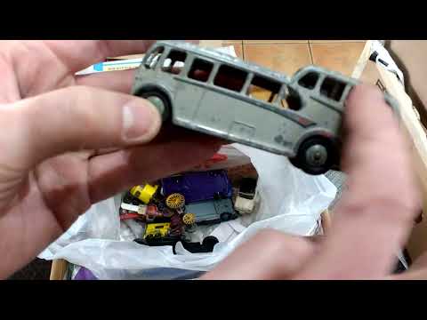 another bargain eBay box of vintage diecast vehicles including matchbox dinky corgi