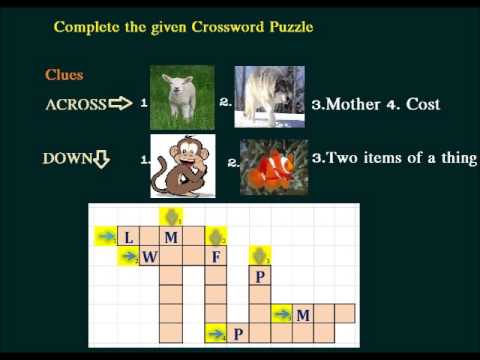 Complete the Crossword Puzzle