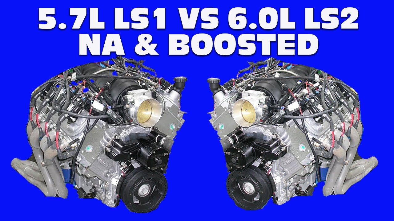 HEAD TO HEAD SHOOTOUT-LS1 VS LS2 WHICH ONE MAKES MORE HP NA & BOOSTED WITH A VORTECH SUPERCHARGER?