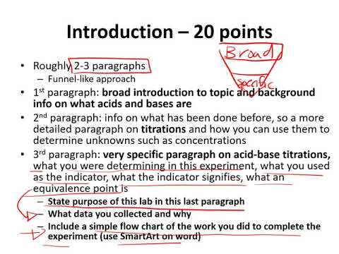 Lab Report Guidelines and Tips