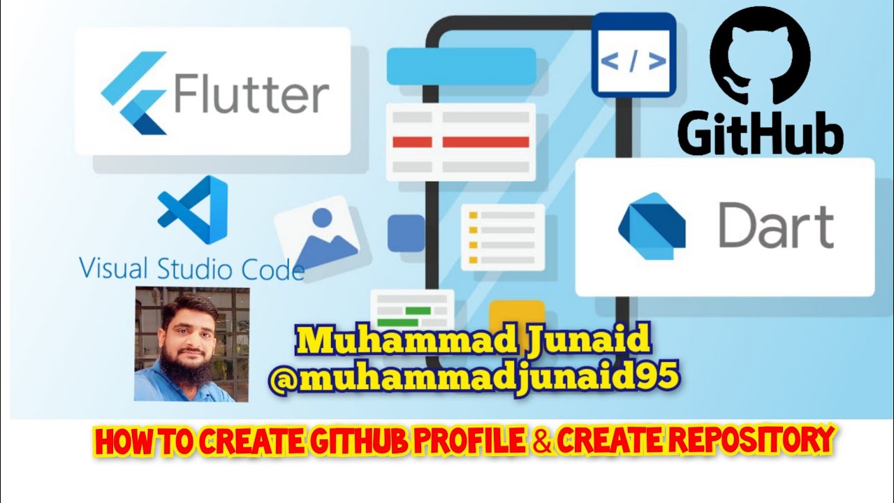 Dart & Flutter | How to Sign Up GitHub Account | First Repository | Class-2 | Muhammad Junaid