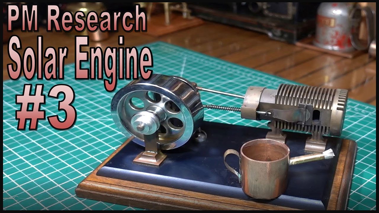 PM Research Flame Licker Flame Gulper Vacuum Engine Solar Engine #3