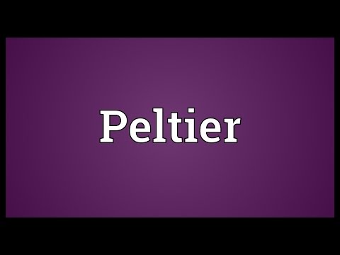 Peltier Meaning