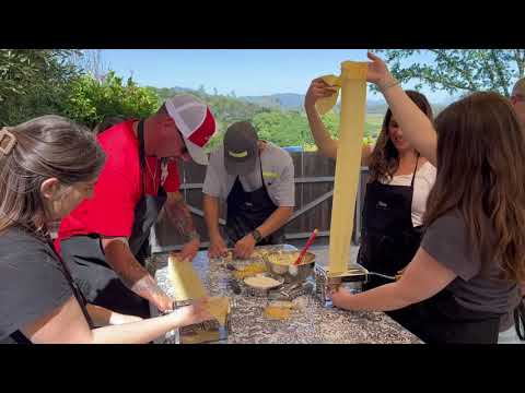 Pasta-Making Corporate Event with Relish Culinary Adventures at Trattore Farms