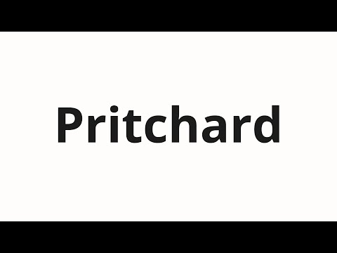How to pronounce Pritchard | Притчард (Protchard in Russian)