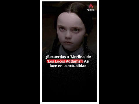 ¿Recuerdas a Merlina de Los Locos Addams? Así luce en la actualidad Christina Ricci #EntreteNews