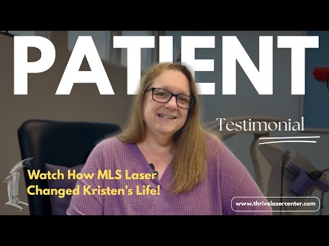 MLS Laser Therapy Patient Testimonial- Thrive Laser Pain Center