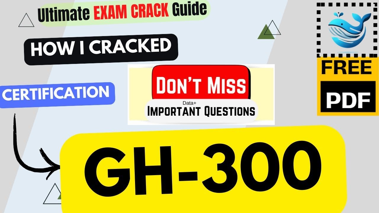 How I CRACKED GH-300 Exam in Just 6 Hours | GitHub Copilot | Important Topics & Tips | PDF