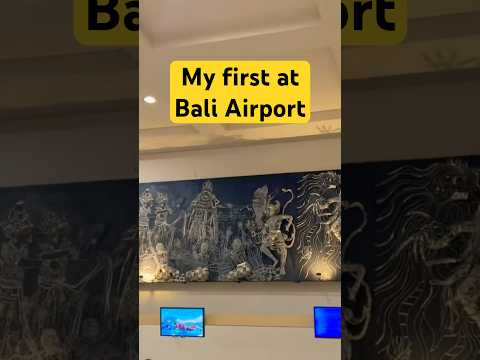 First time at Bali Airport 🇮🇩#nripostcard